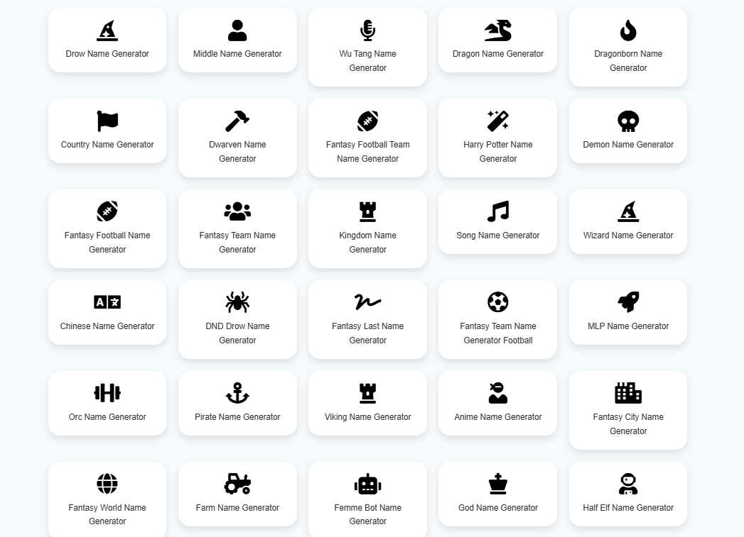 Best Name Generators (2025) - TOOLYATRI.COM